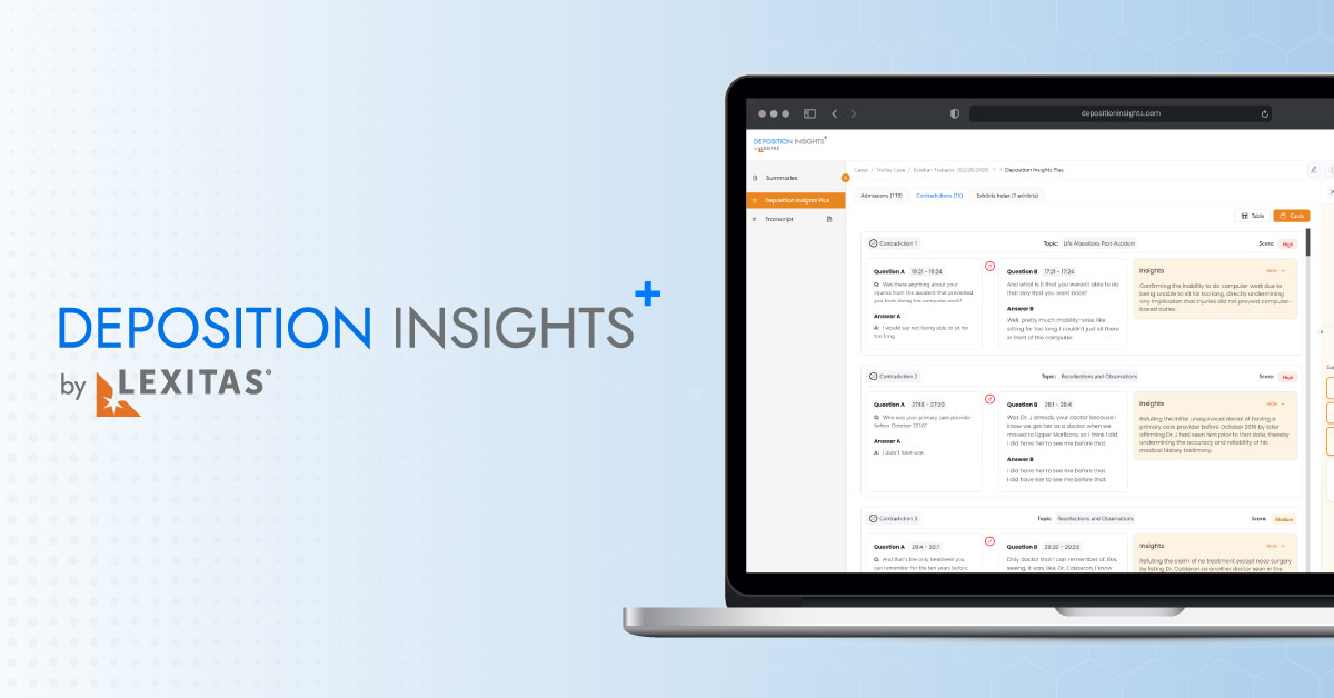 Lexitas Launches AI-Powered Platform Revolutionizing Deposition Analysis